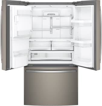 GE GYE22HMKES 36 Inch Counter Depth French Door Refrigerator with 22.2 ...