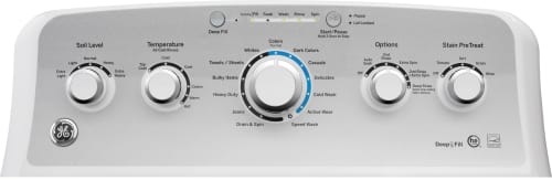 GE GTW485ASJWS 27 Inch 4.2 cu. ft. Top Load Washer with Stain PreTreat ...