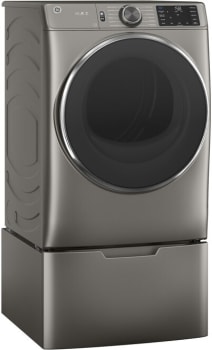 GE GFD65ESPVDS 28-inch Smart Electric Dryer with 7.8 cu. ft. Capacity ...