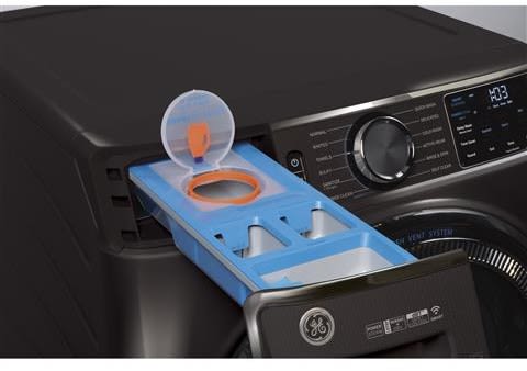 GE GFW850SPNDG 28 Inch Front Load Smart Washer with 5.0 cu. ft ...