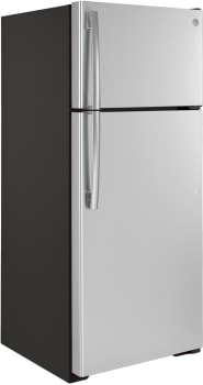 GE GIE18GSNRSS 28 Inch Top Freezer Refrigerator with 17.5 Cu. Ft ...