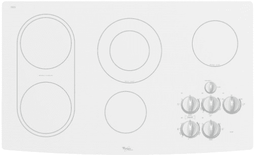 Whirlpool GJC3634RP 36 Inch Smoothtop Electric Cooktop with Ceramic ...