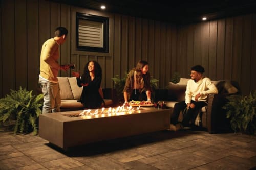 Napoleon GPFRCN72 NEXUS 72 Inch Patioflame® Fire Table with 1 Burner ...