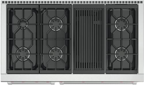 Wolf SRT486C 48 Inch Pro-Style Gas Rangetop with 6 Dual-Stacked Sealed ...