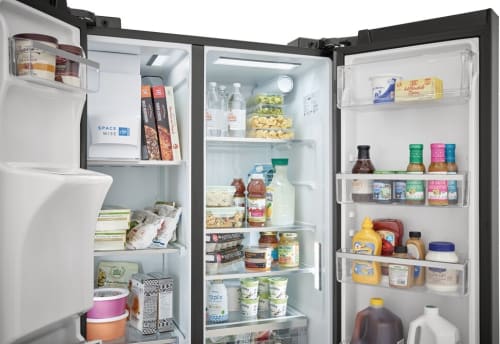 Frigidaire GRSC2352AD 36 Inch Counter Depth Freestanding Side by Side ...