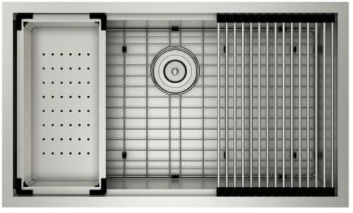 Moen GS181020BUX 19 Inch Luxe Chef Under Mount Apron Front Single Bowl ...