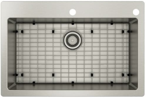 Moen GS181062B 22 Inch Dual Mount Single Bowl Kitchen Sink with 18 ...