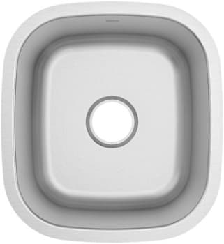 Moen GS18463 18 Inch Undermount Single Bowl Kitchen Sink with 18 Gauge ...