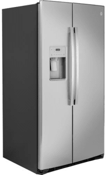 GE GSS25IYNFS 36 Inch Freestanding Side by Side Refrigerator with 25.1 ...