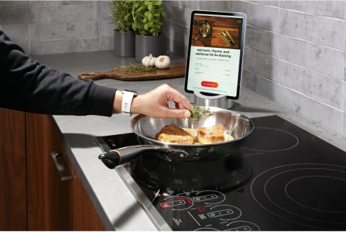GE PEP9030STSS 30 Inch Electric Smart Cooktop with 5 Elements, Smooth ...
