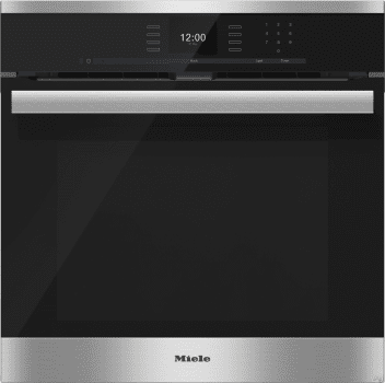Miele H6660BP 24 Inch Single Electric Wall Oven with Convection Cooking ...