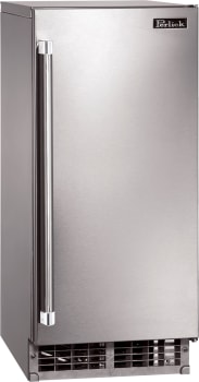Perlick H80CIMSR 15 Inch Built-In Undercounter Nugget Ice Maker with 3. ...