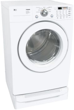 LG DLE3777W 27 Inch Electric Dryer with 7.3 Cu. Ft. Capacity & 7 Drying ...