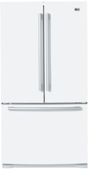 LG LRFC25750SW 25 Cu. Ft. Panorama French Door Refrigerator w/ Glide\'N ...