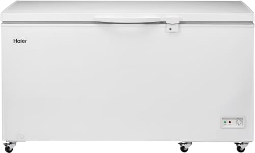 Haier HFC1504ACW 60 1/2 Inch Chest Freezer with 14.5 Cu. Ft. Capacity ...
