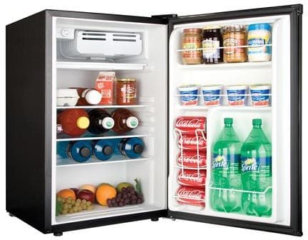 Haier HC46SF10SV 4.5 cu. ft. Compact Refrigerator with Half-Width ...