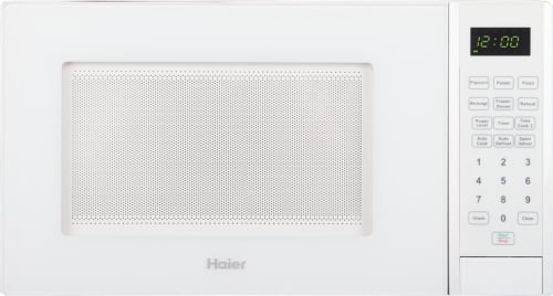 Haier HMC920BEWW 0.9 cu. ft. Countertop Microwave with 900 Watts, 10 ...
