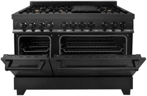 ZLINE RABBR48 48 Inch Freestanding Professional Dual Fuel Range with 6 ...