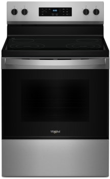 Whirlpool WFES3530RS 30 Inch Freestanding Electric Range with 4 ...