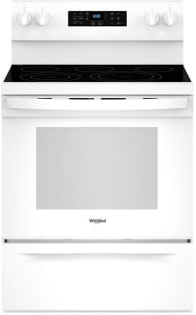 Whirlpool WFES5030RW 30 Inch Freestanding Electric Range with 5 ...