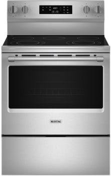 Maytag MFES4030RS 30 Inch Freestanding Electric Range with 5 Element ...