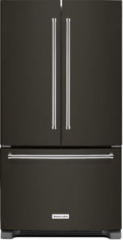 KitchenAid KRFF305EBS 36 Inch Freestanding French Door Refrigerator ...
