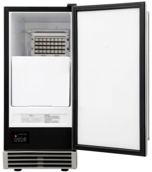 Thor Kitchen HIM1555BLK 15 Inch Built-In Ice Maker with 50 Lbs. Daily ...