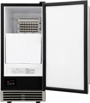 Thor Kitchen HIM1555BLK 15 Inch Built-In Ice Maker with 50 Lbs. Daily ...