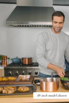 Thermador HPCN36WS 36 Inch Wall Mount Range Hood with 4-Speed, Blower ...