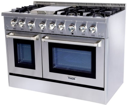 Thor Kitchen HRD4803U 48 Inch Freestanding Dual Fuel Range with ...