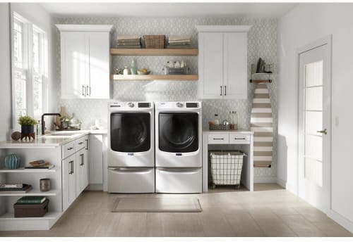 Maytag MHW6630HW 27 Inch Front Load Washer with 4.8 cu. ft. Capacity ...