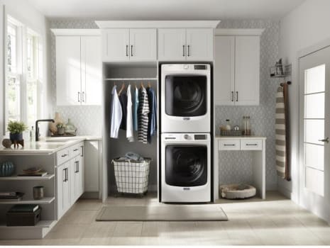 Maytag MHW6630HW 27 Inch Front Load Washer with 4.8 cu. ft. Capacity ...