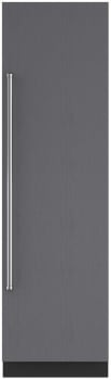 Sub-Zero IC24CRH 24 Inch Panel Ready Integrated Smart Column Refrigerator/Freezer with Nano ...