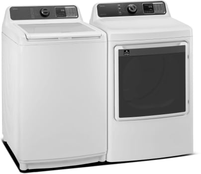 Midea MLE45N3BWW 27 Inch Electric Dryer with 7.5 Cu. Ft. Capacity ...