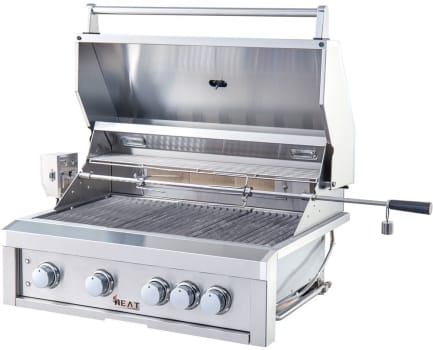 HEAT Grills HTGR324NG 32 Inch Professional Gas Grill with 4 Burners ...