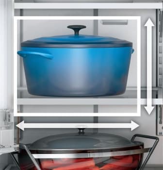 GE GFE28GYNFS 36 Inch French Door Refrigerator with 27.7 Cu. Ft ...