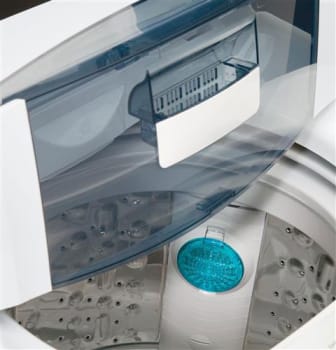 GE WSLP1500HWW 23 Inch 2.6 cu. ft. Portable Top-Load Washing Machine ...