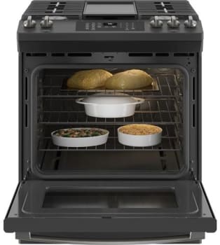 GE JGS760FPDS 30 Inch Slide-In Smart Gas Range with 5 Sealed Burners, 5 ...