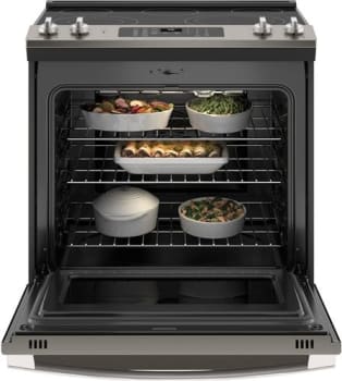 GE JS760EPES 30 Inch Electric Range with 5 Radiant Elements, 5.3 Cu. Ft ...