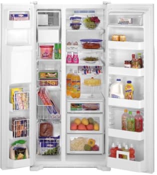 Maytag MSD2456GEQ 24 cu. ft. Side by Side Refrigerator w - Cubed ...