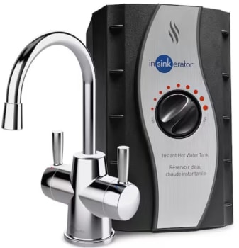 InSinkErator HC250CSS 8 Inch Hot/Cold Instant Hot Water Dispenser with ...