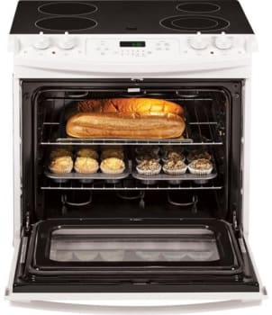 GE JD630DFWW 30 Inch Drop-in Electric Range with 4 Smoothtop Elements ...