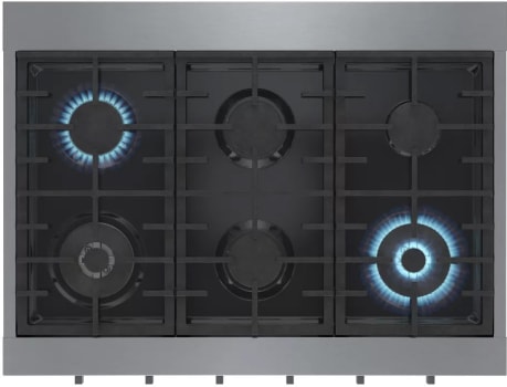 Bosch RGM8658UC 36 Inch Gas Rangetop with 6 Sealed Burners, Dishwasher ...