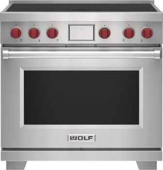 Wolf IR36551SP 36 Inch Freestanding Induction Smart Range with 5 ...