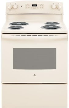 GE JB256DMCC 30 Inch Freestanding Electric Range with 4 Coil Burners, 5 ...
