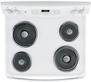 GE JB256DMWW 30 Inch Freestanding Electric Range with 4 Coil Elements ...