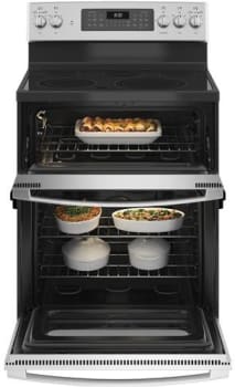 GE JBS86SPSS 30 Inch Electric Double Oven Range with 5 Radiant Elements ...