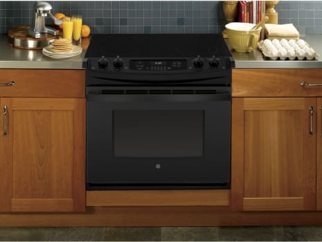 GE JD630DTBB 30 Inch Drop-In Electric Range with 4 Smoothtop Elements ...