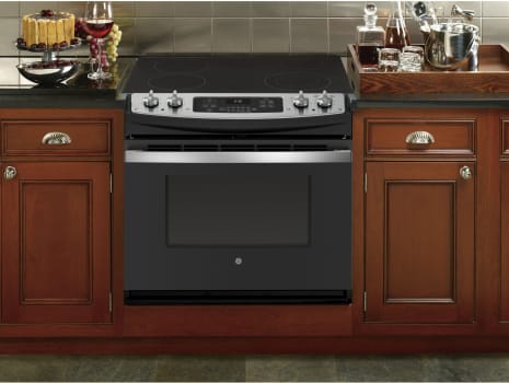 GE JD630STSS 30 Inch Drop-In Electric Range with 4 Smoothtop Elements ...