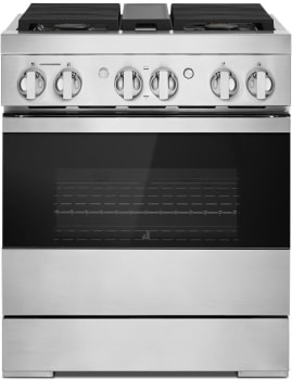 JennAir JDRP430HM 30 Inch Smart Freestanding Dual Fuel Range with 4 ...